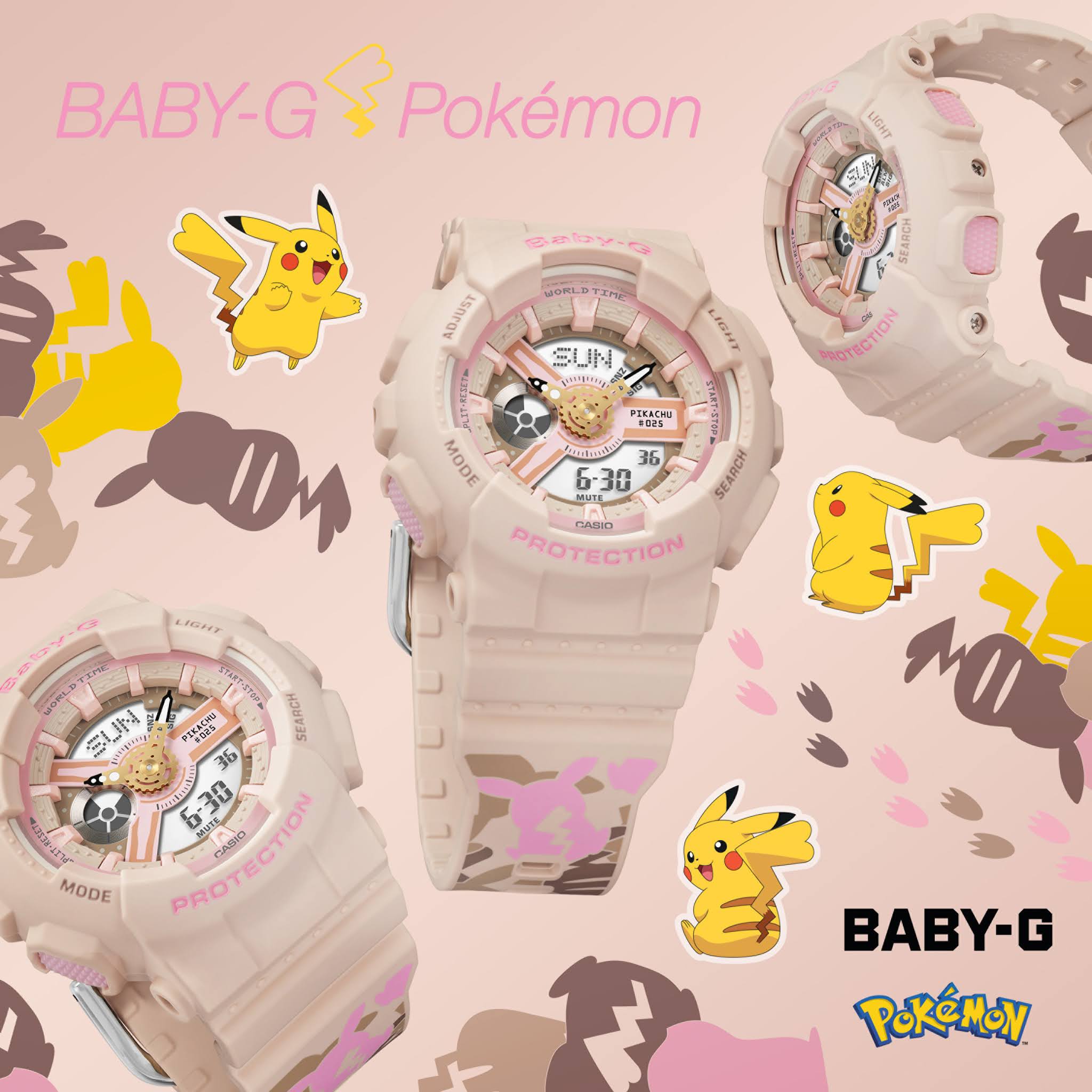 Casio to Release BABY-G Collaboration with Pokémon – Casio.Monaco New ...